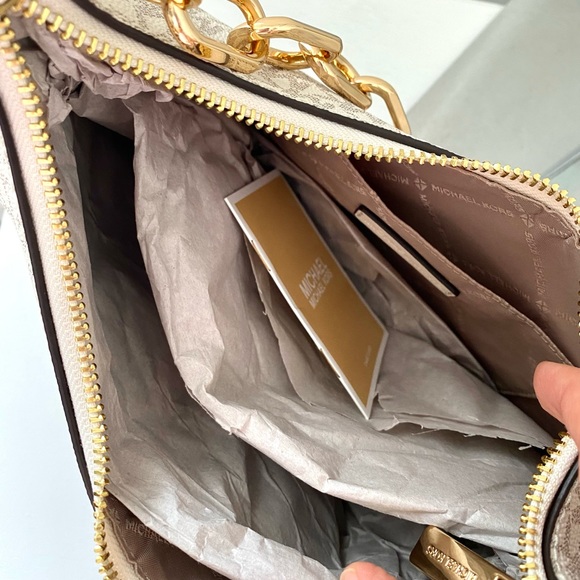 Michael Kors | Bags | Michael Kors Cora Large Logo Shoulder Bag | Poshmark